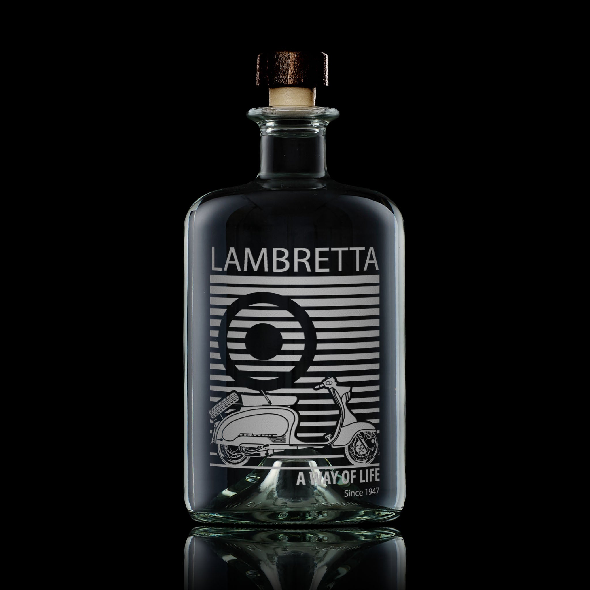 Lambretta TV175 Decanter – Classic Lambretta Scooter Gift – Just The Ticket